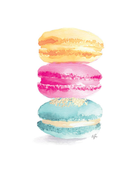 SunDance Graphics | Image Detail - 11556A - Watercolor Macaroons