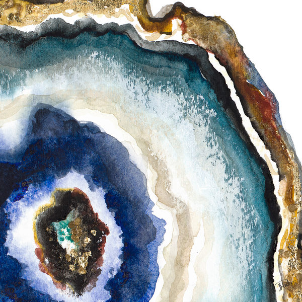 SunDance Graphics | Image Detail - 11993A - Up Close Agate Watercolor II